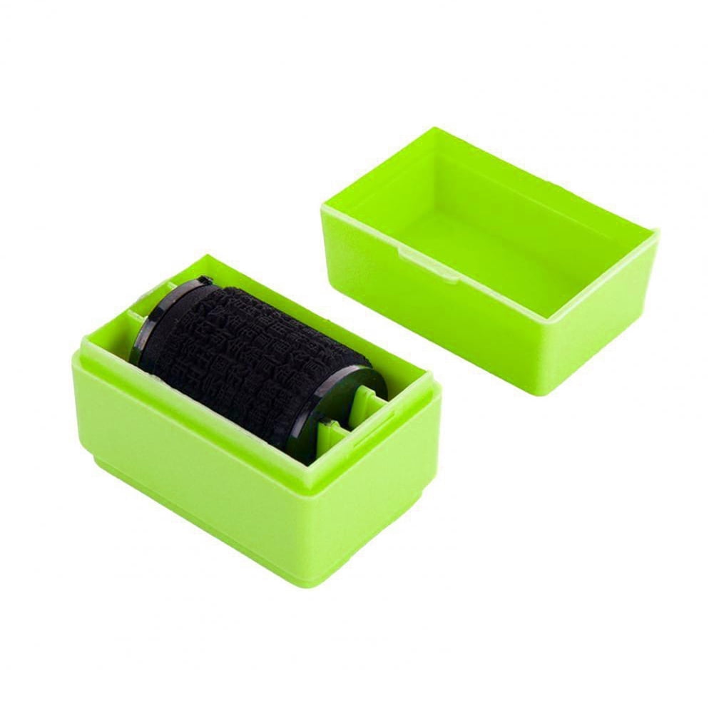 fankhu Roller Confidential Stamp Package Data Self Inking Stamp for ...