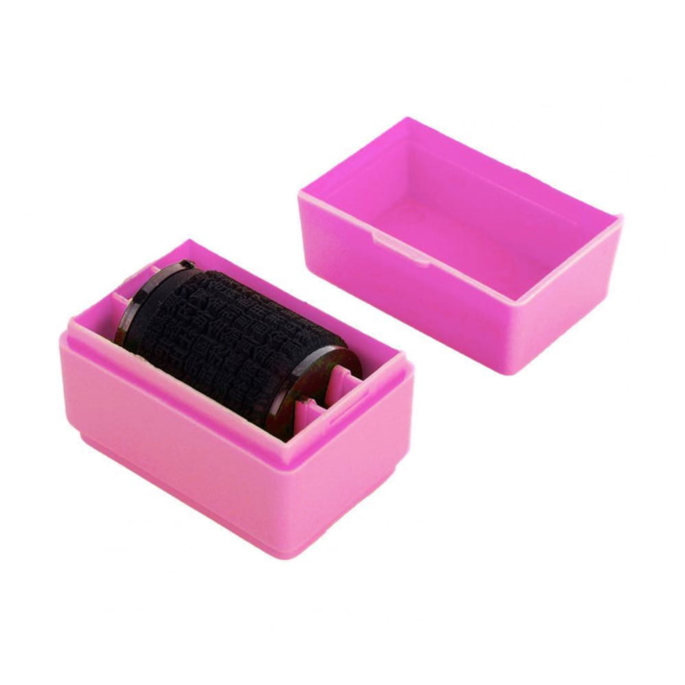 fankhu Roller Confidential Stamp Package Data Self Inking Stamp for ...