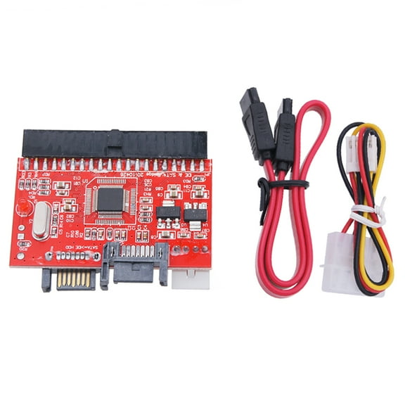 JSER IDE/PATA 40Pin to SATA Female Converter Adapter for 3.5" HDD/SSD ...