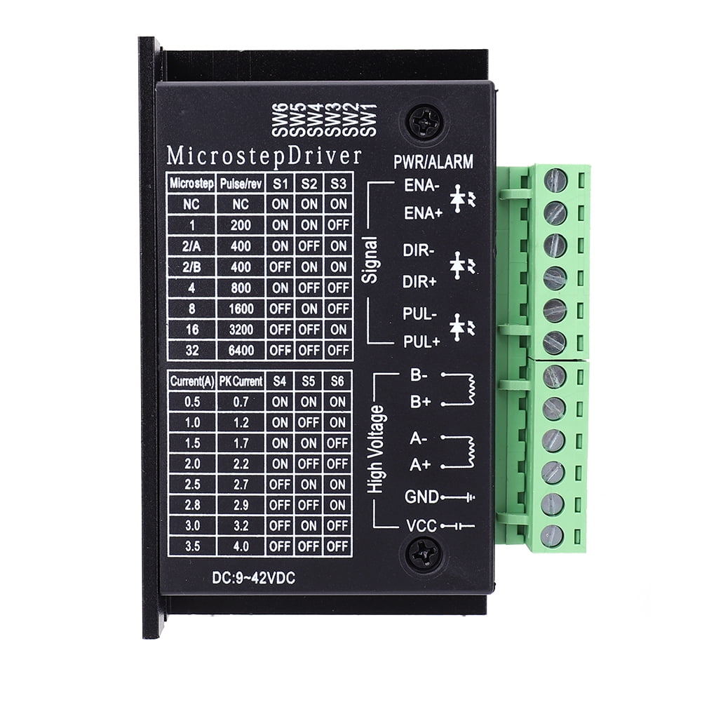 fankhu TB6600 Stepper Microstep Driver 42/57 Type Upgraded Motor Driver ...