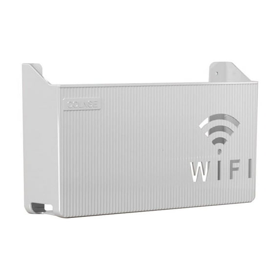 fankhu Wall Mount Wireless Wifi Router Shelf Storage Box for Living ...