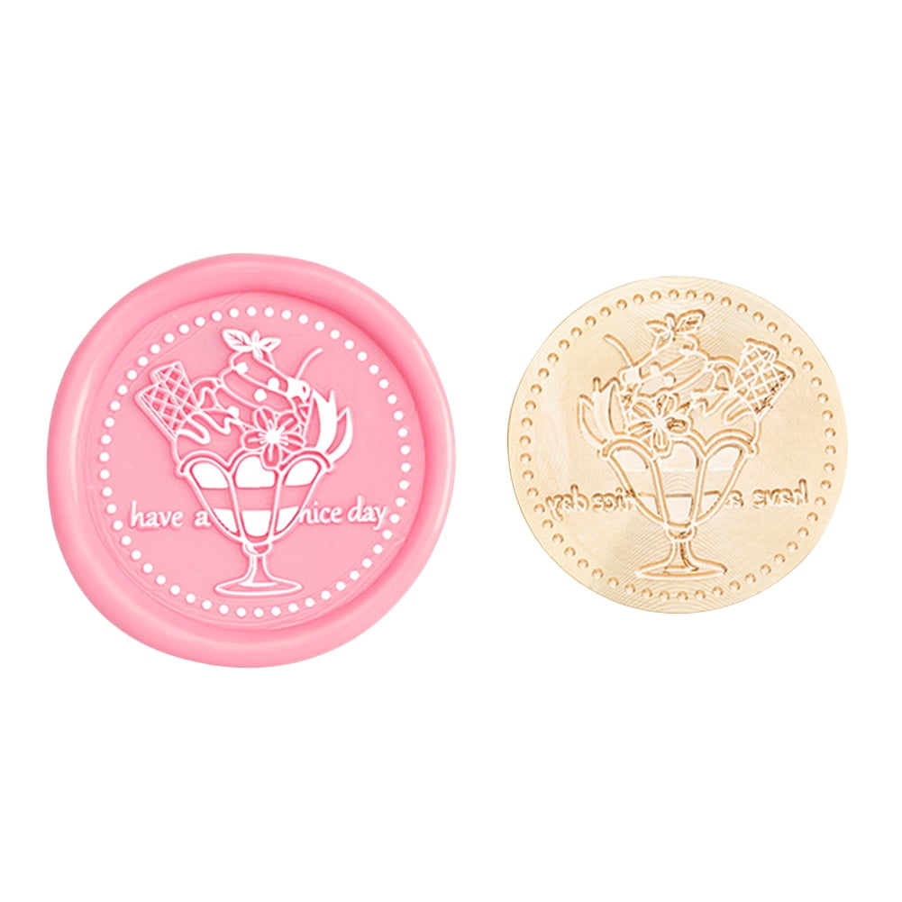 fankhu Wax Seal Stamp Head Retro Brass Sealing Wax Stamp Heads ...