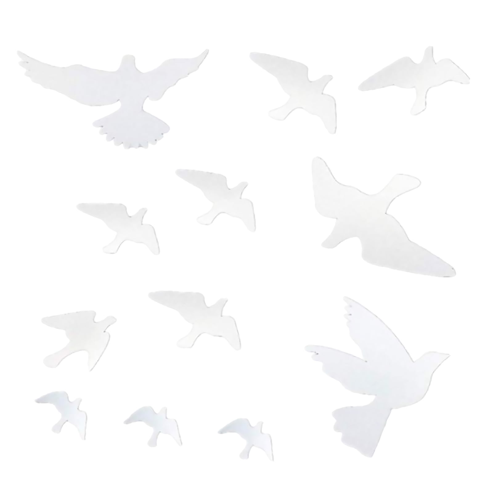 fankhu Window Alert Bird Stickers Set - Prevent Bird Strikes on Doors ...