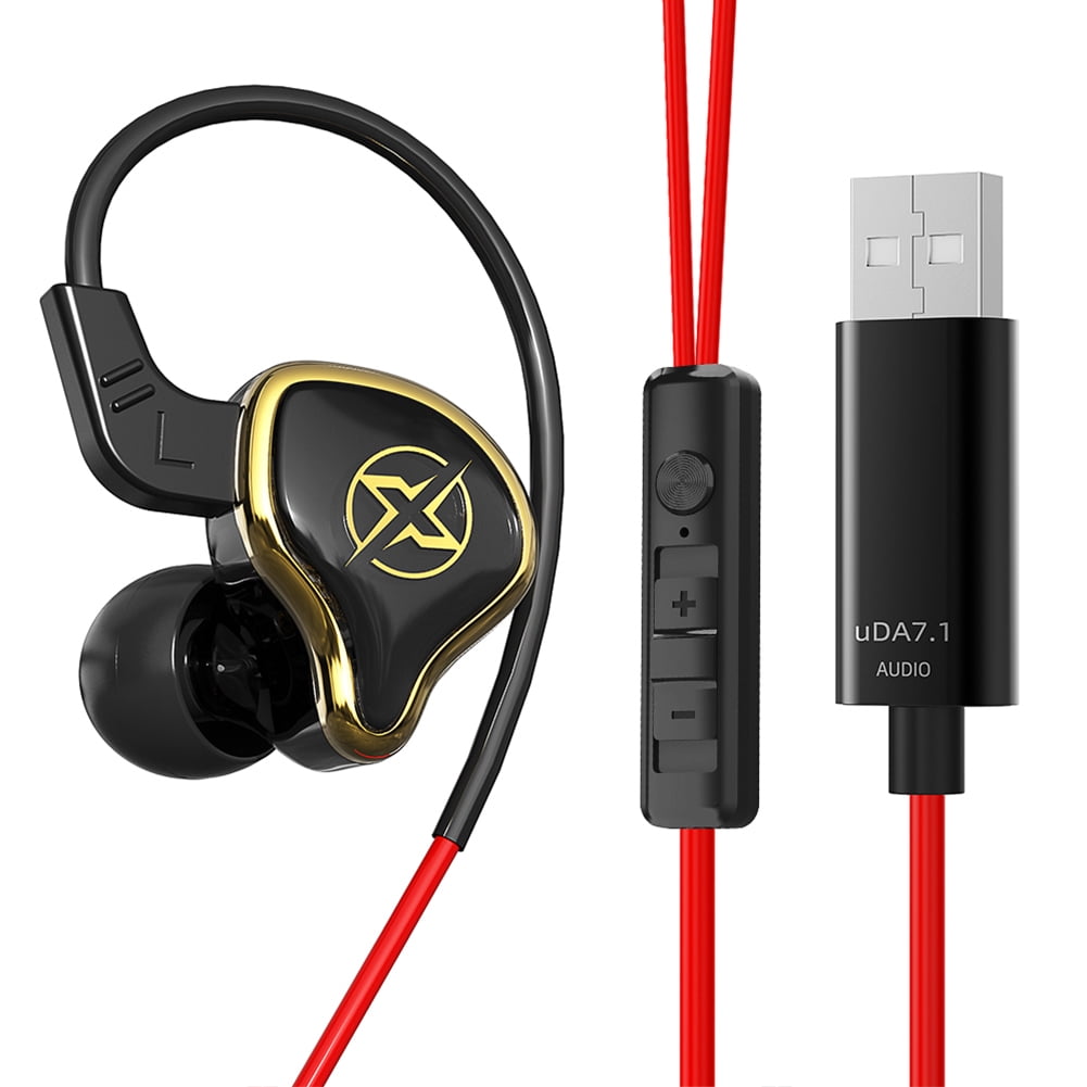 fankhu Wired Remote Control Earphones Noise Cancelling PET Diaphragm 2 ...