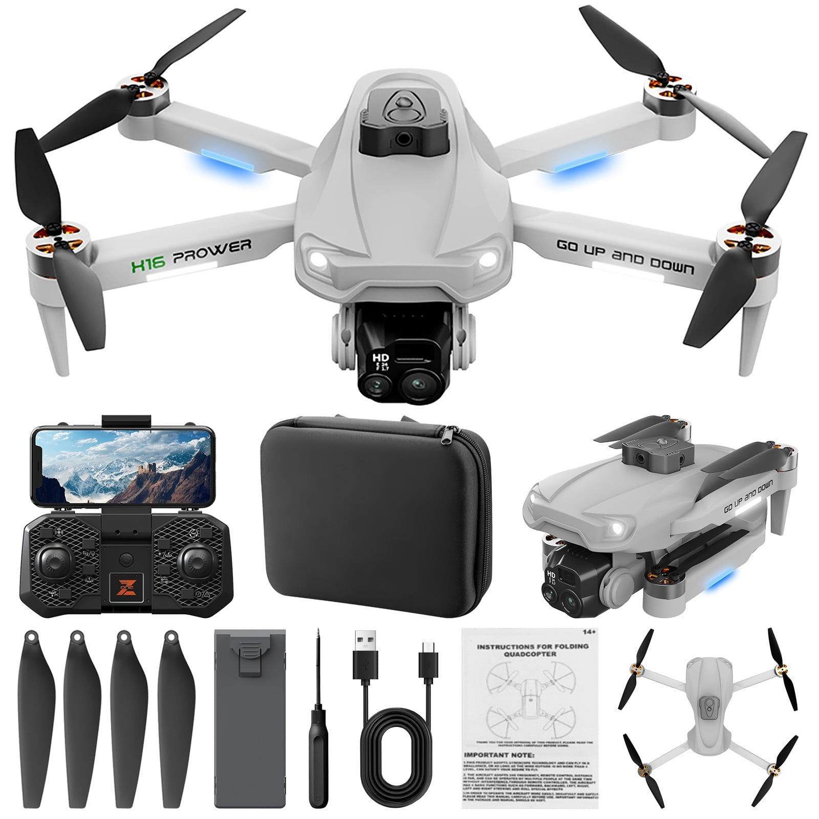 fans on Sale and Clearance Drone with Camera for Adults, 1080P FPV ...