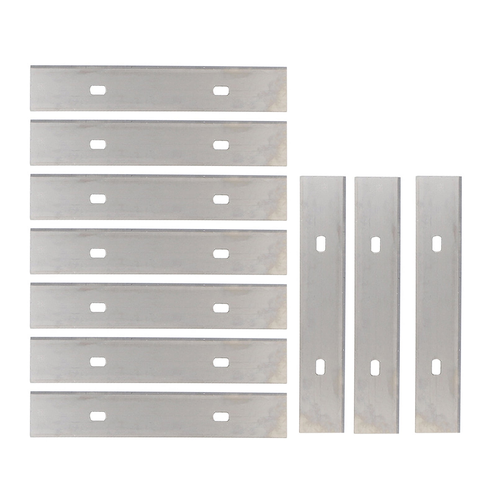 Fanshao 10Pcs 4inch Metal Utility Scraper Blades, Carbon Steel ...