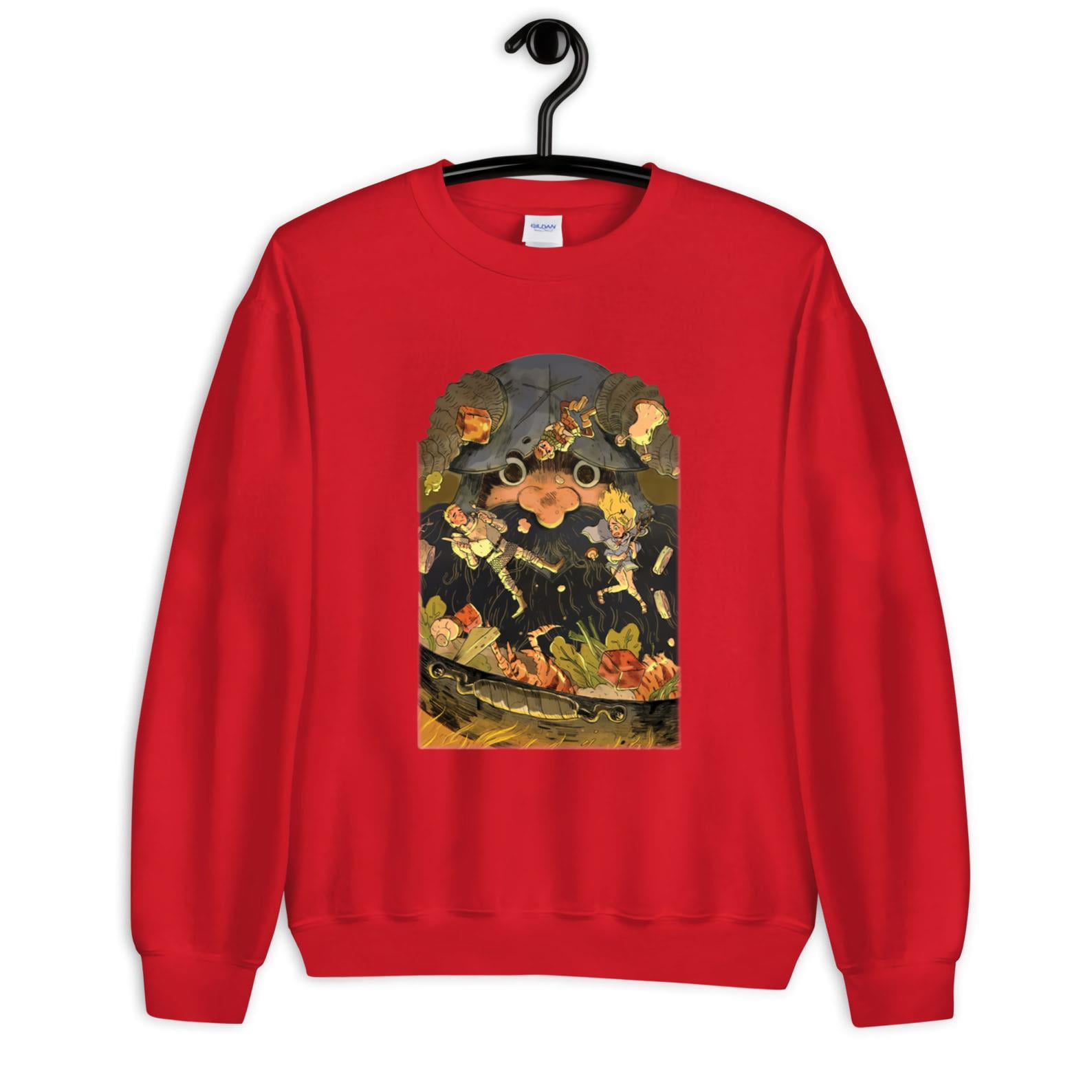 fantasy adventure graphic shirt, epic quest anime apparel, delicious in ...