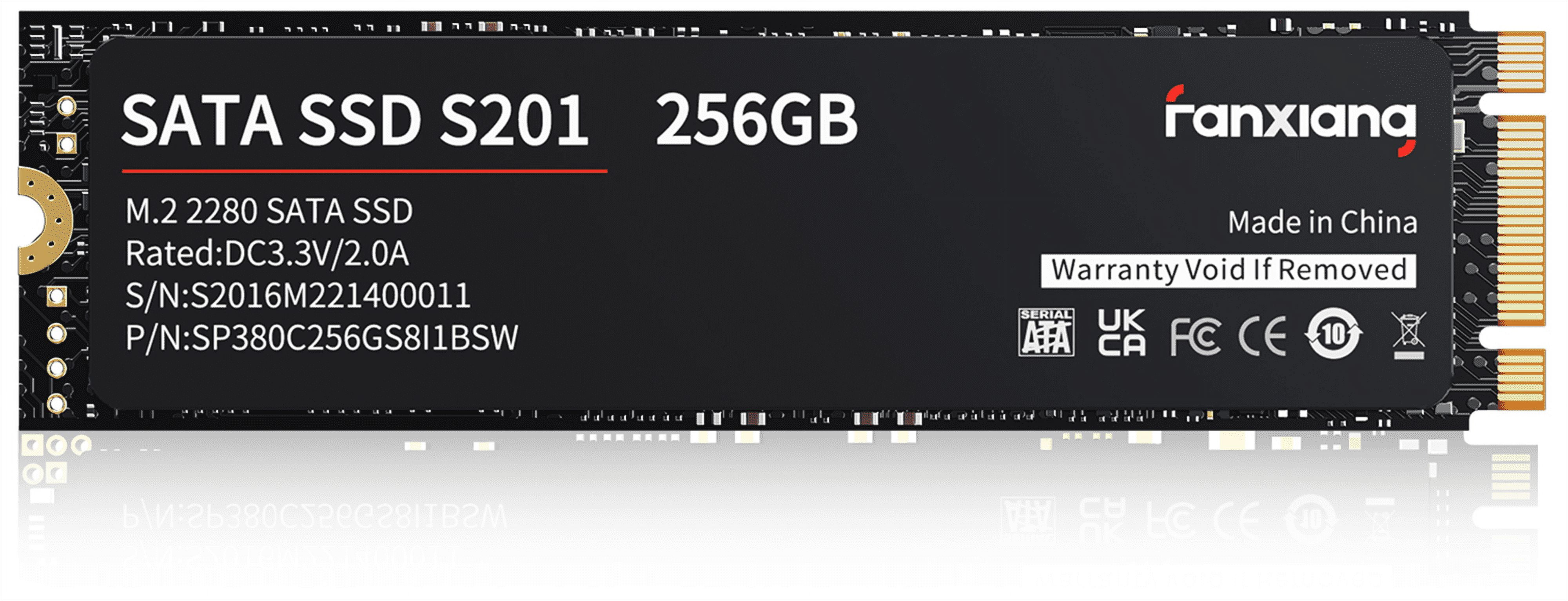 fanxiang S201 256GB m.2 2280 Internal SSD SATA III 6Gb/s,Internal Solid ...