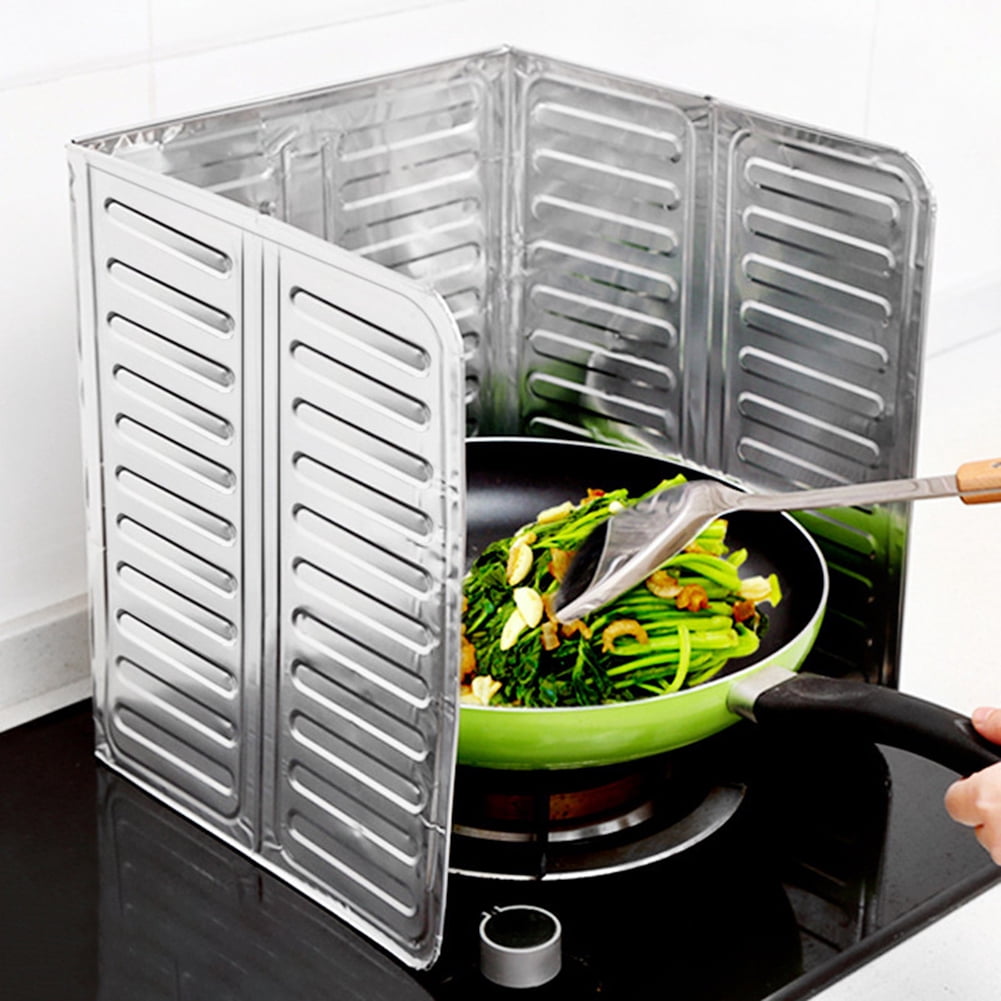 farfi Aluminum Foil Oil Gas Stove Baffle Cooking Grease Insulation ...
