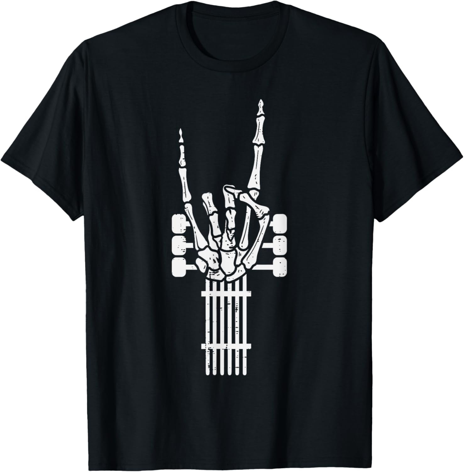 father Guitar Skeleton Rock n Roll Rocker Sign Punk April fool's autism ...