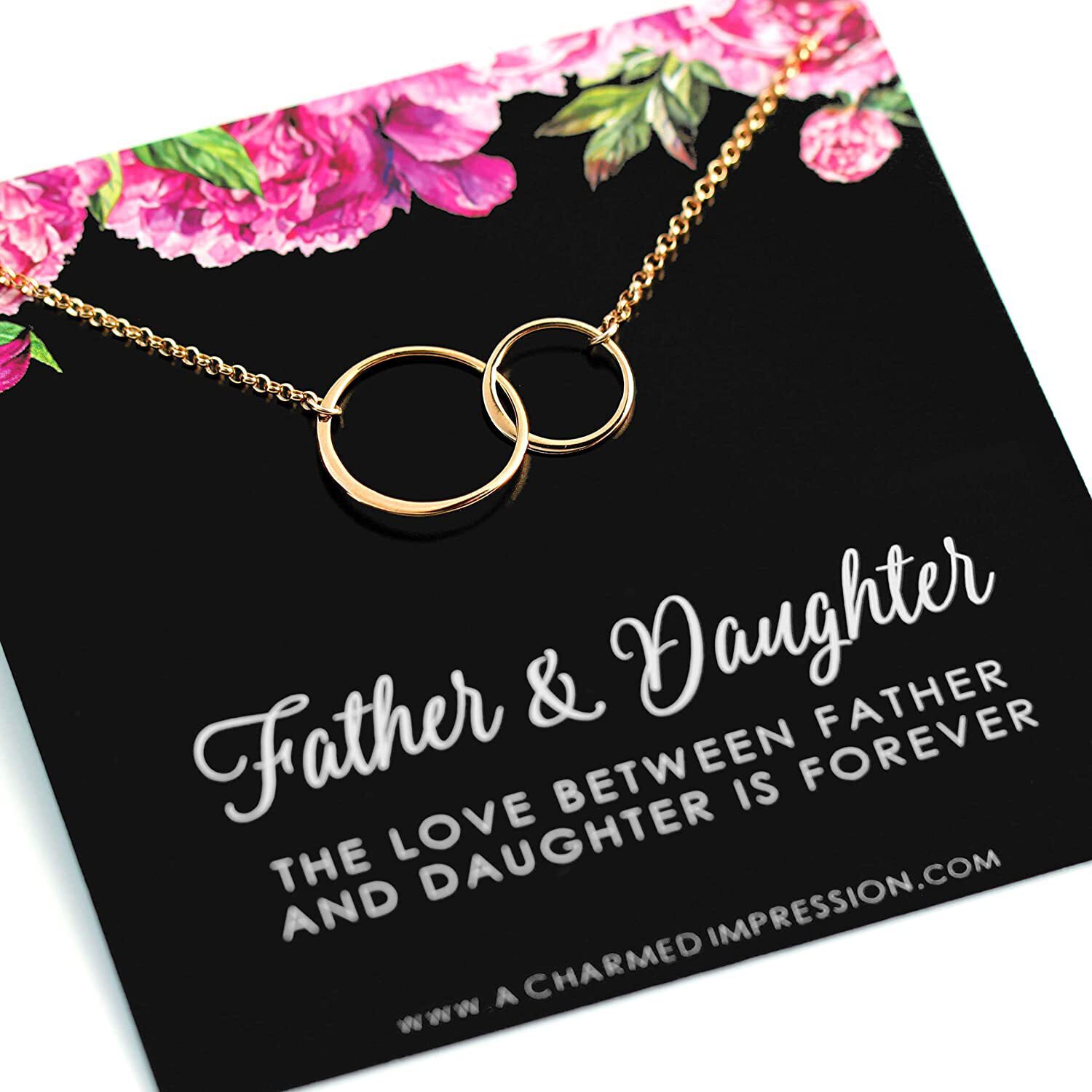 father-daughter-gift-necklace-infinite-love-father-and-daughter-gifts ...
