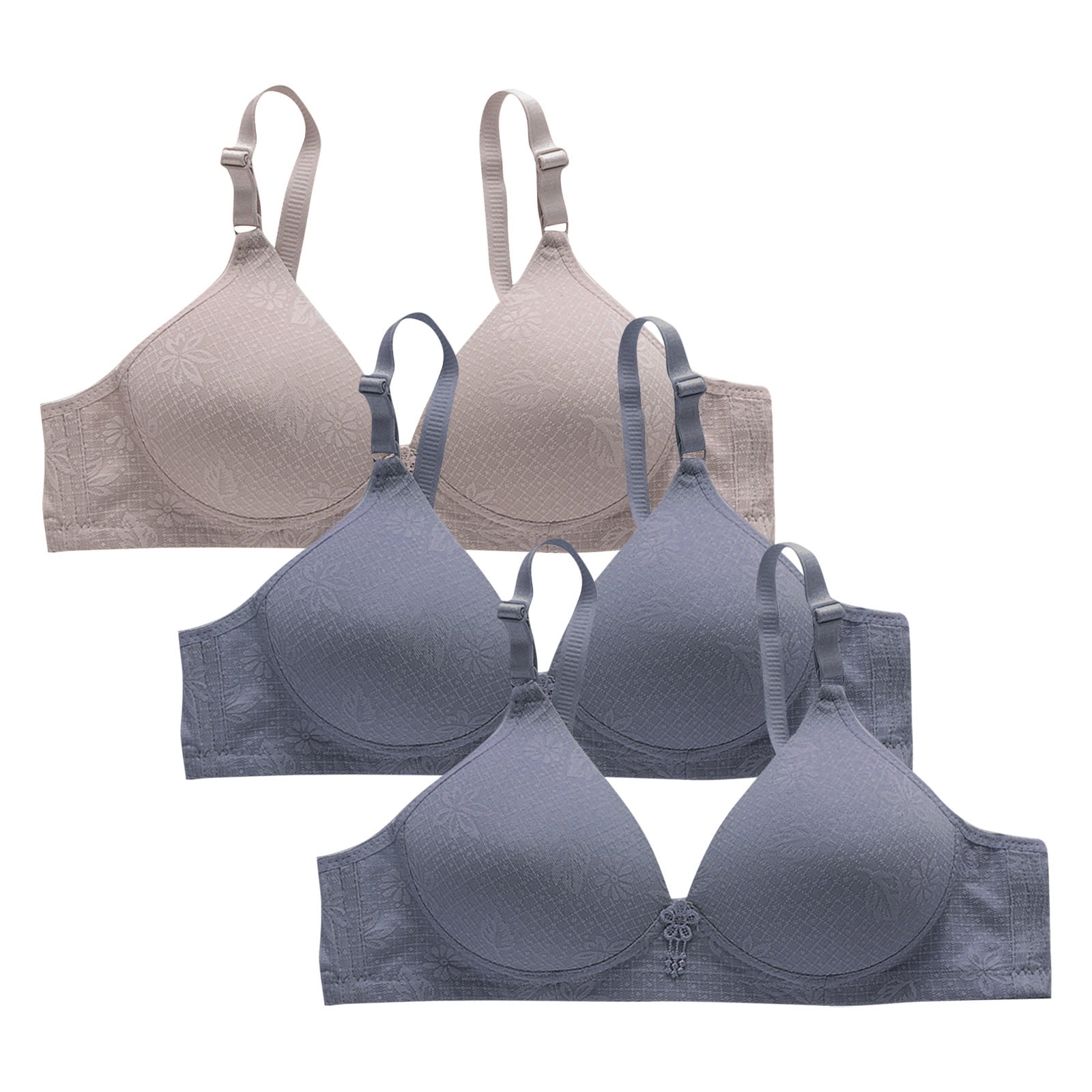 fatyb Bras for Women Wireless Push up Bralettes Full Coverage Padded ...