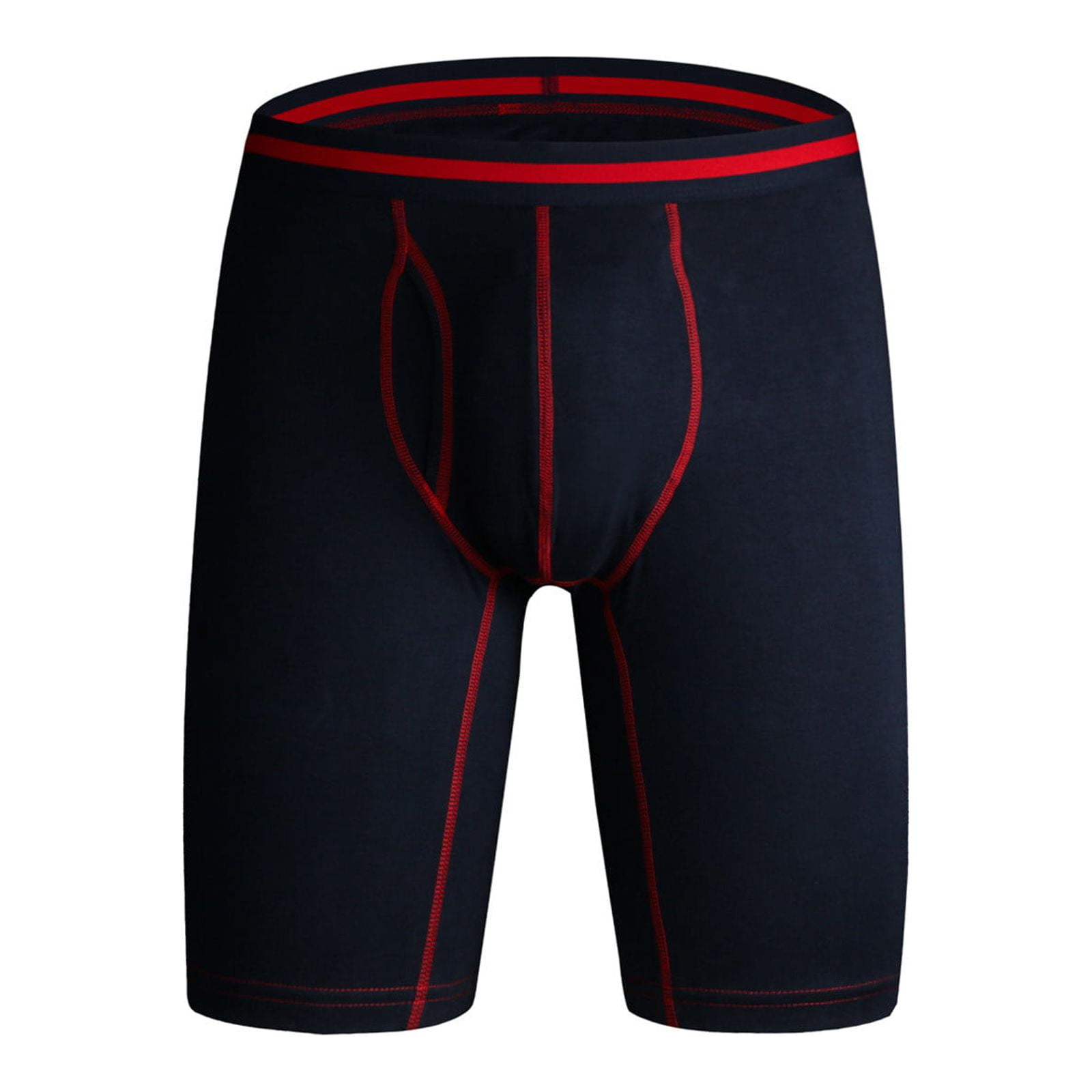 fatyb Cotton Boxers for Men Stretch Breathable Boxer Briefs Mens Soft ...