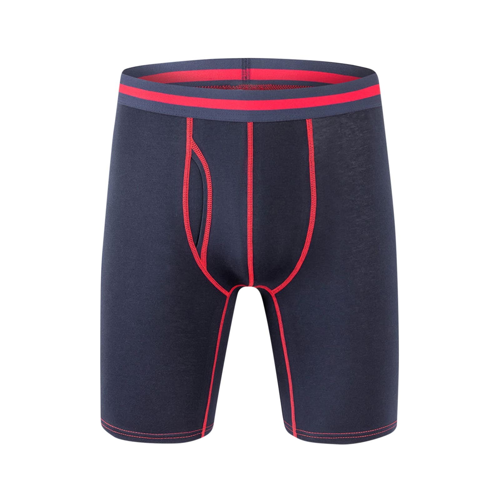 fatyb Cotton Boxers for Men Stretch Breathable Boxer Briefs Mens Soft ...