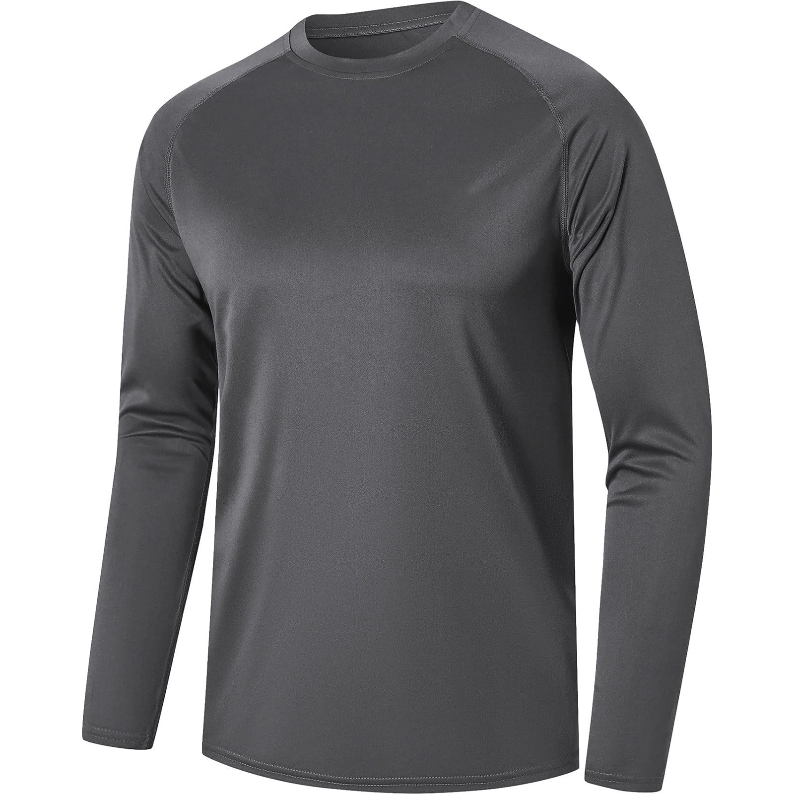 fatyb Men's Quick Dry Long Sleeve T Shirts Activewear Lightweight ...