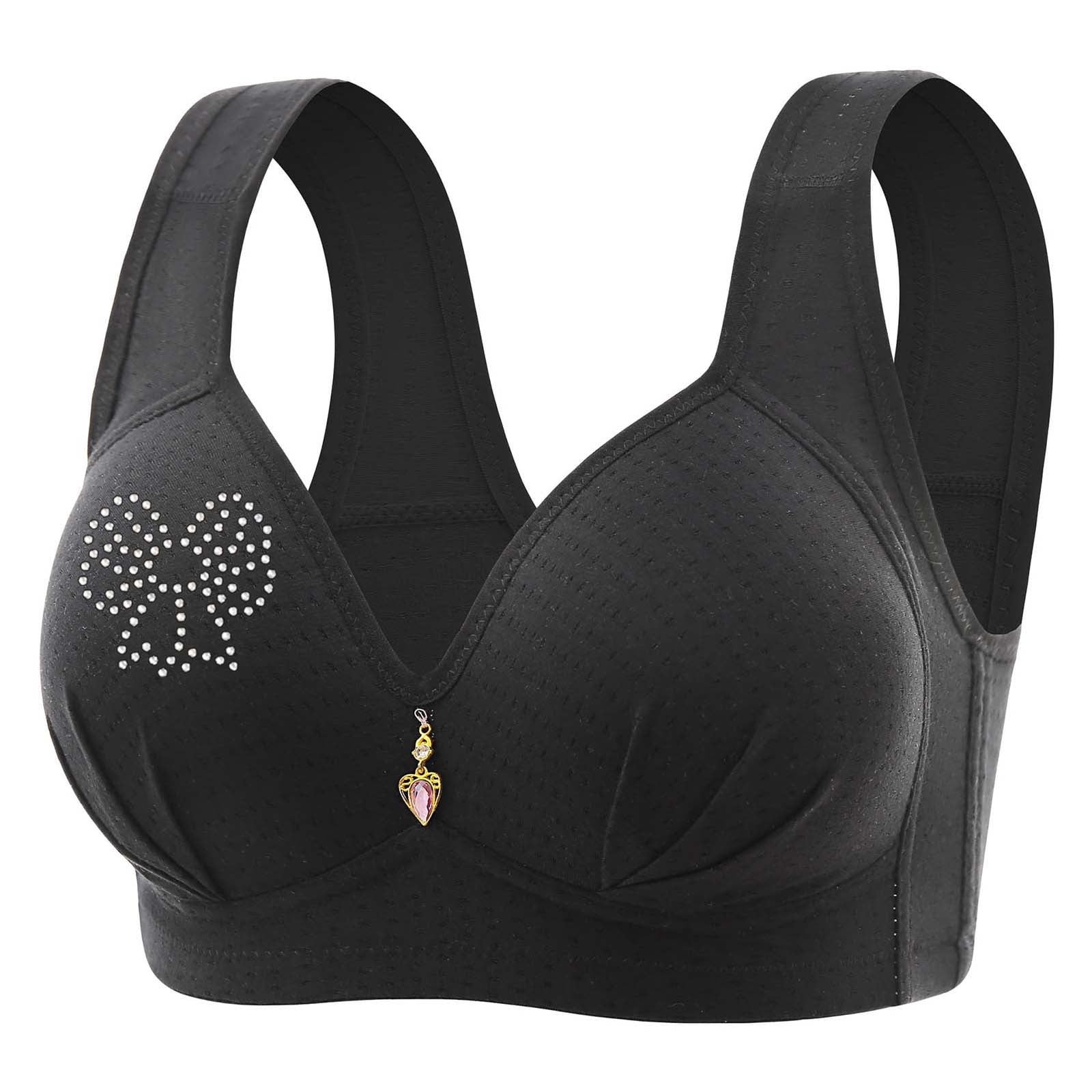 fatyb Women's Wireless Bras Push up Full Coverage Soft Bralettes Wide ...