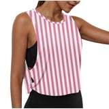 fatyb Womens Workout Tank Tops Open Side Crop Athletic Shirts ...
