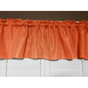 Burnt Orange Valances