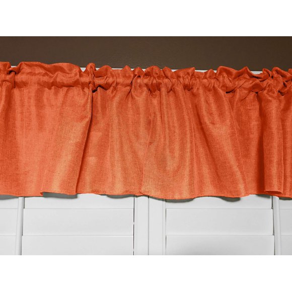 Burnt Orange Valances