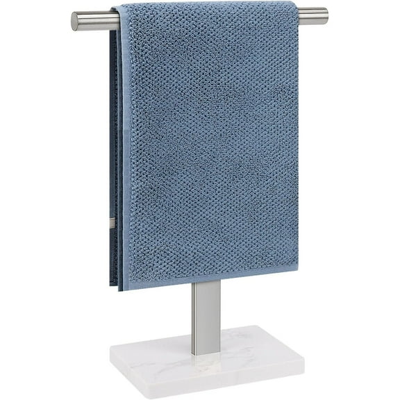 SHIQI-Towel Holder Stand, Stainless Steel Hand Towel Holder Rack for ...