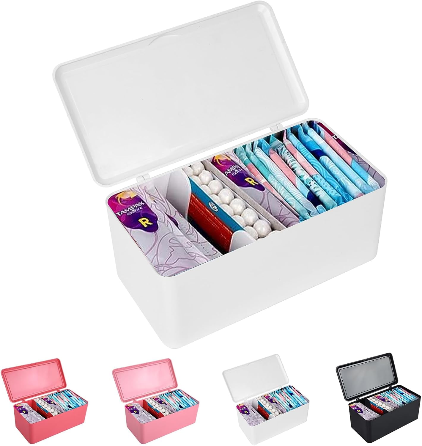 fdbtgysdb Pad and Tampon Organizer for Bathroom Sanitary Napkin Holder ...