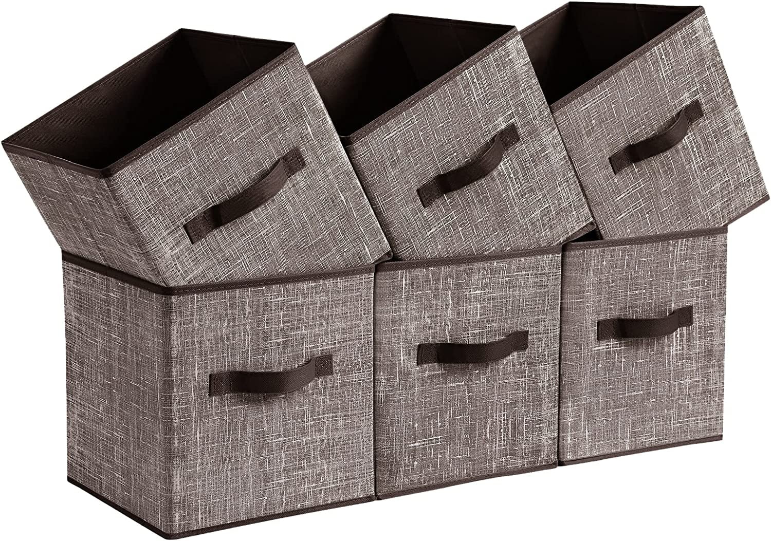 fdbtgysdb Storage Cubes 11-Inch Non-Woven Fabric Bins with Double ...