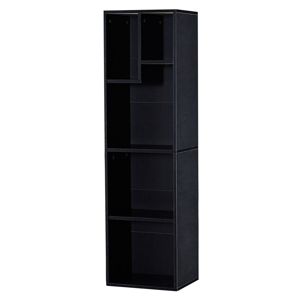 fefonnbom 5 Shelf Bookcase Modern Storage Cabinet with Height ...