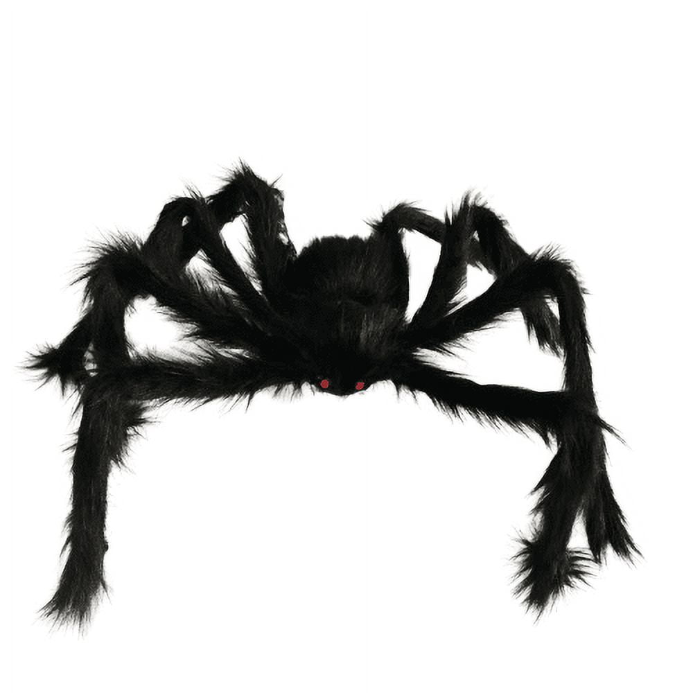 feimajia Halloween Horror Simulation Big Black Spider Venue Setup Props ...