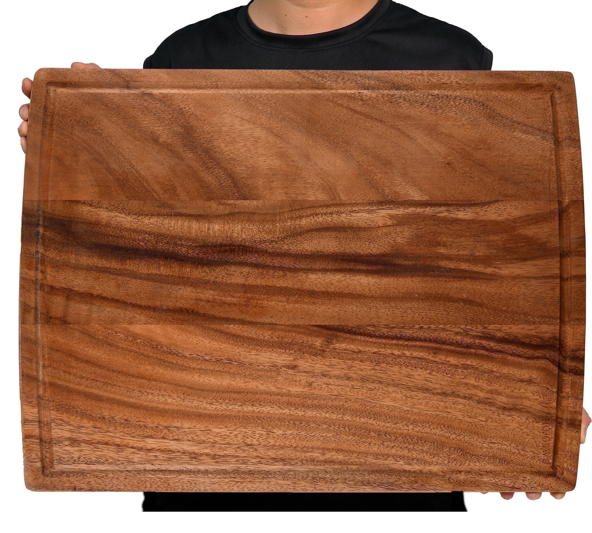 Cutting Board 24x18 inch - Solid Acacia Wood Cutting Boards with Juice ...