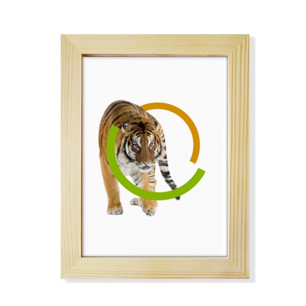 feline tiger ferocious desktop adorn photo frame display art painting ...