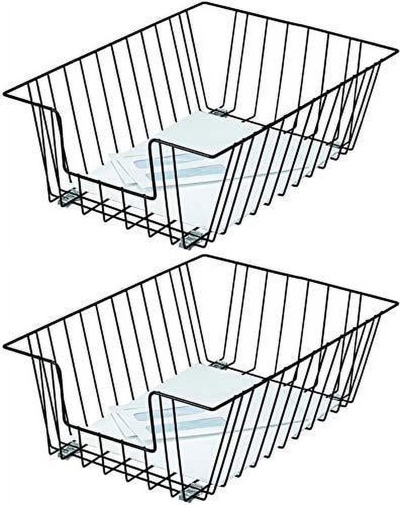 fellowes workstation legal size desk tray organizer, wire, black (65112 ...