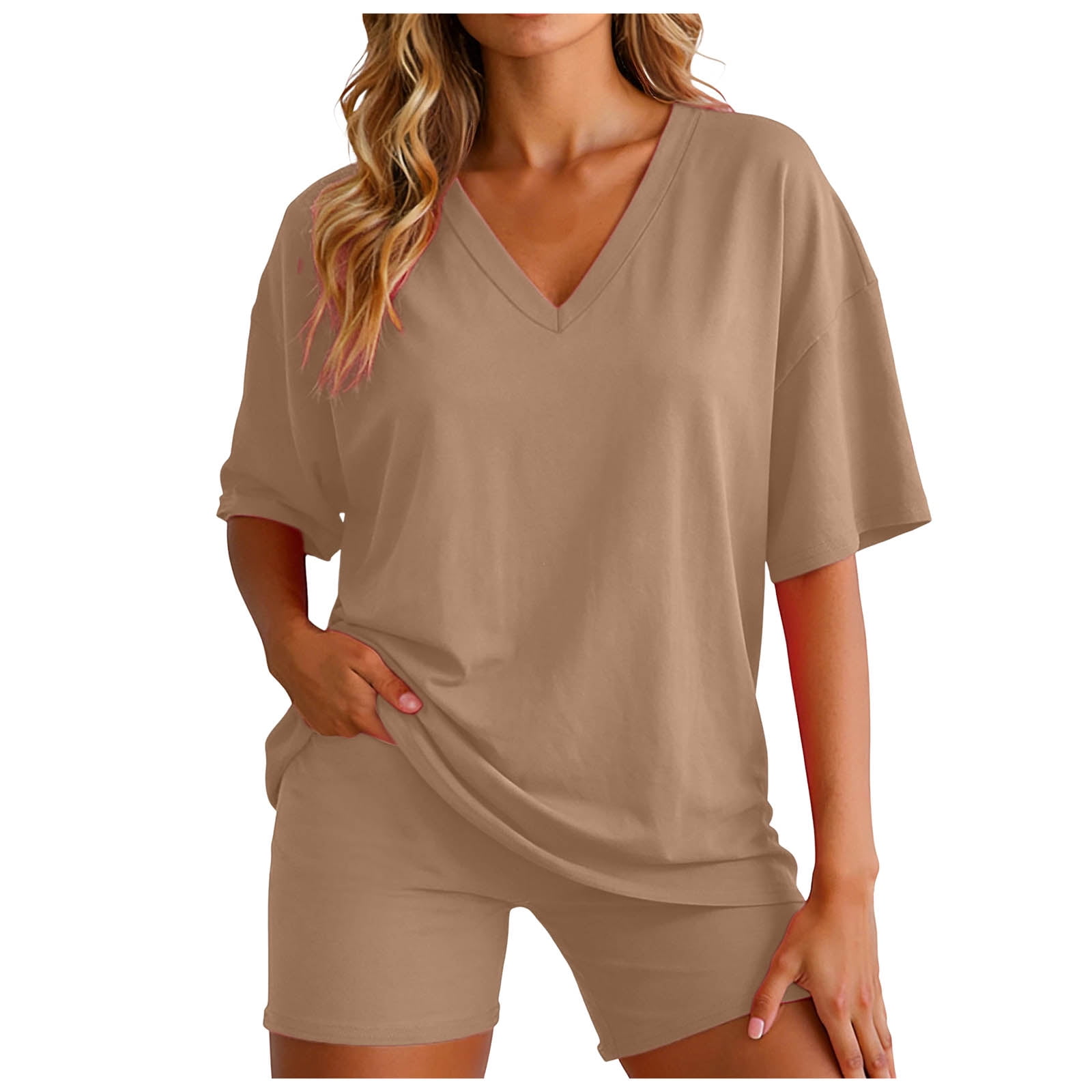 felwors 2 Piece Sets for Women Summer 2026 Lounge Short Set Spring ...