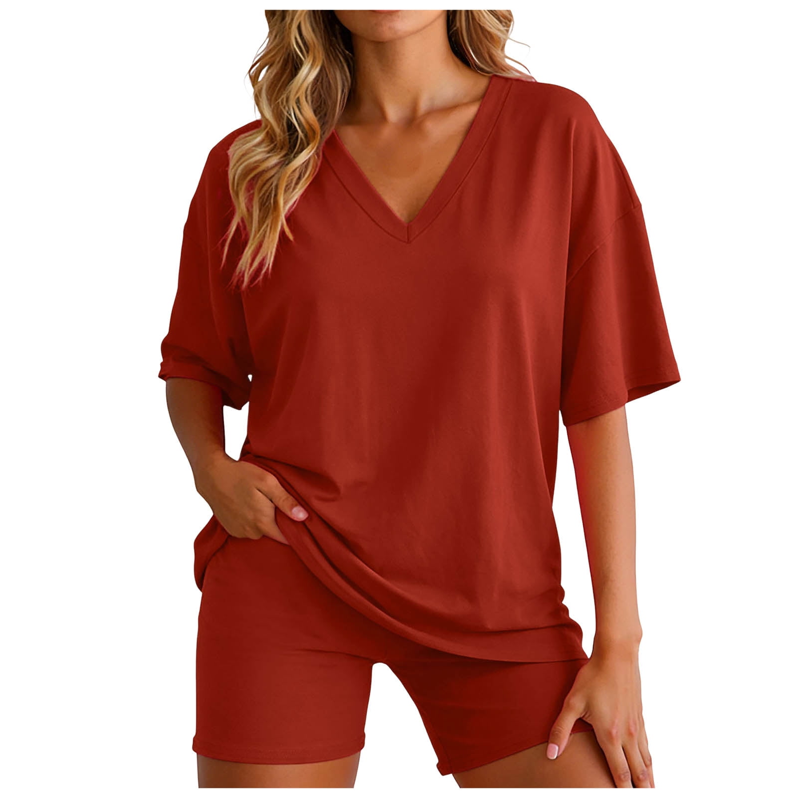 felwors 2 Piece Sets for Women Summer 2026 Lounge Short Set Spring ...