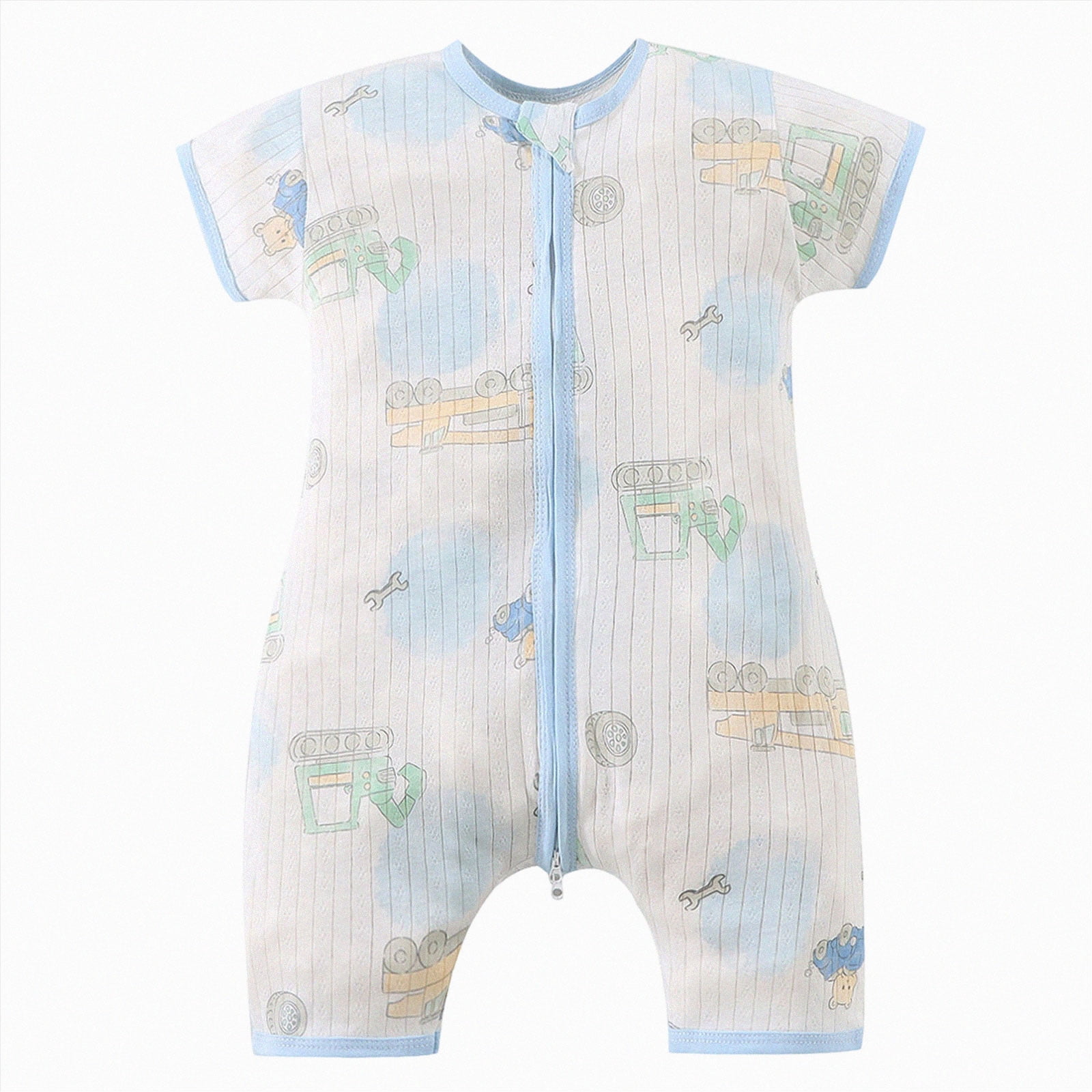 felwors Baby Boy Summer Clothes Boys Short Sleeve Romper Soft Comfy ...