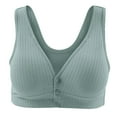 felwors Maternity Nursing Bra for Women Button Front Wireless Bra for ...