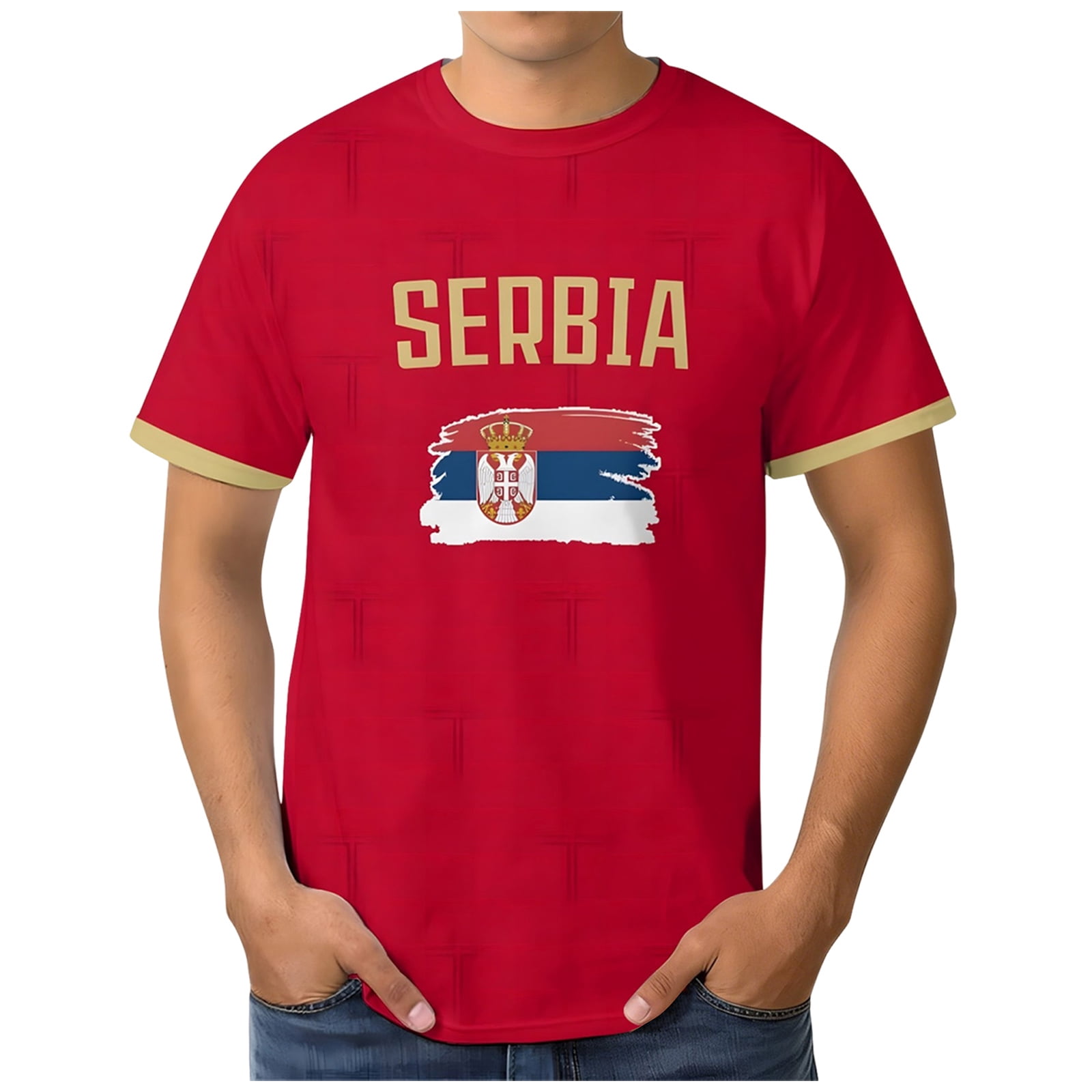 felwors Men's Portugal Flag Ringer T-Shirt - Patriotic Portuguese ...