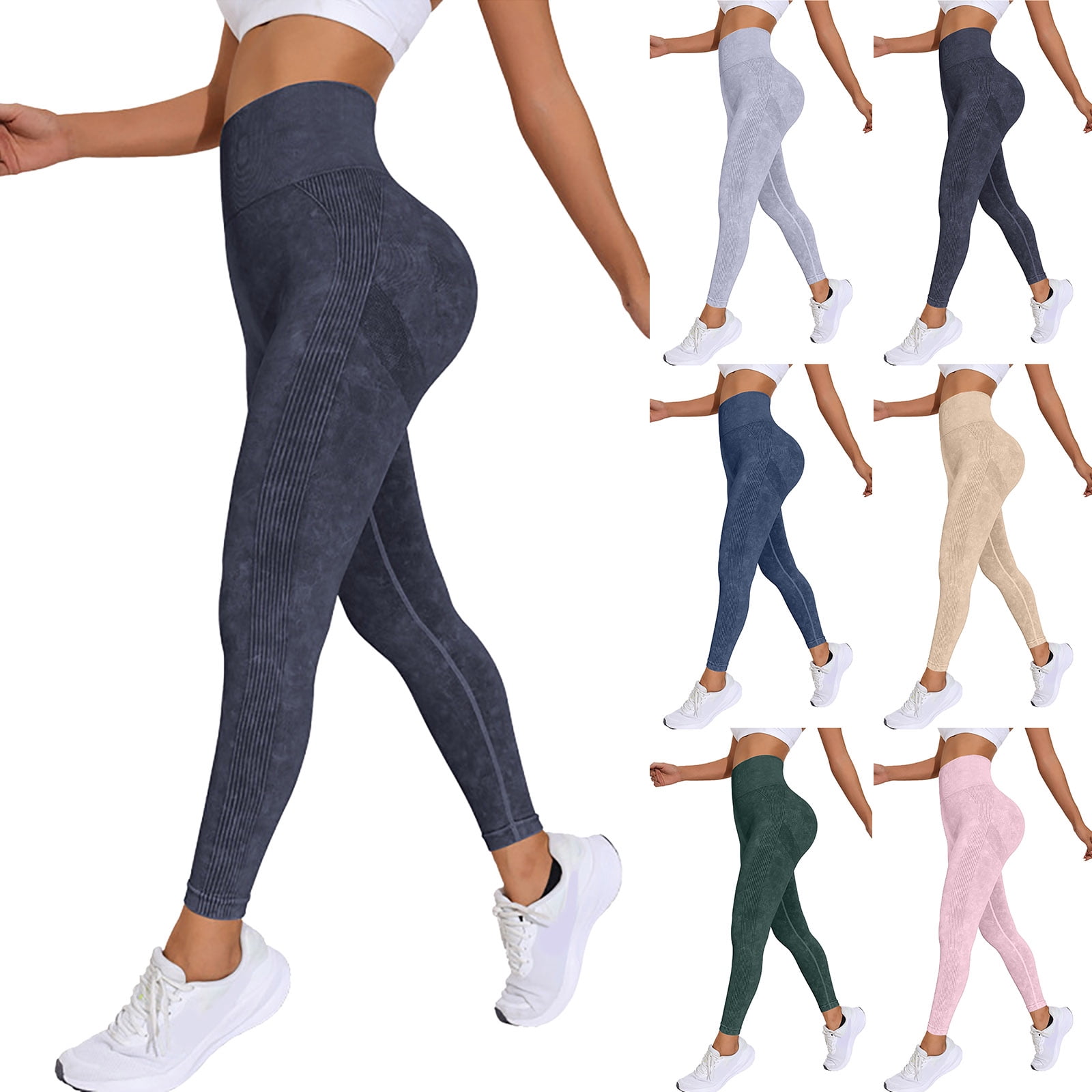 felwors Plus Size High Waisted Yoga Leggings for Women – Tummy Control ...
