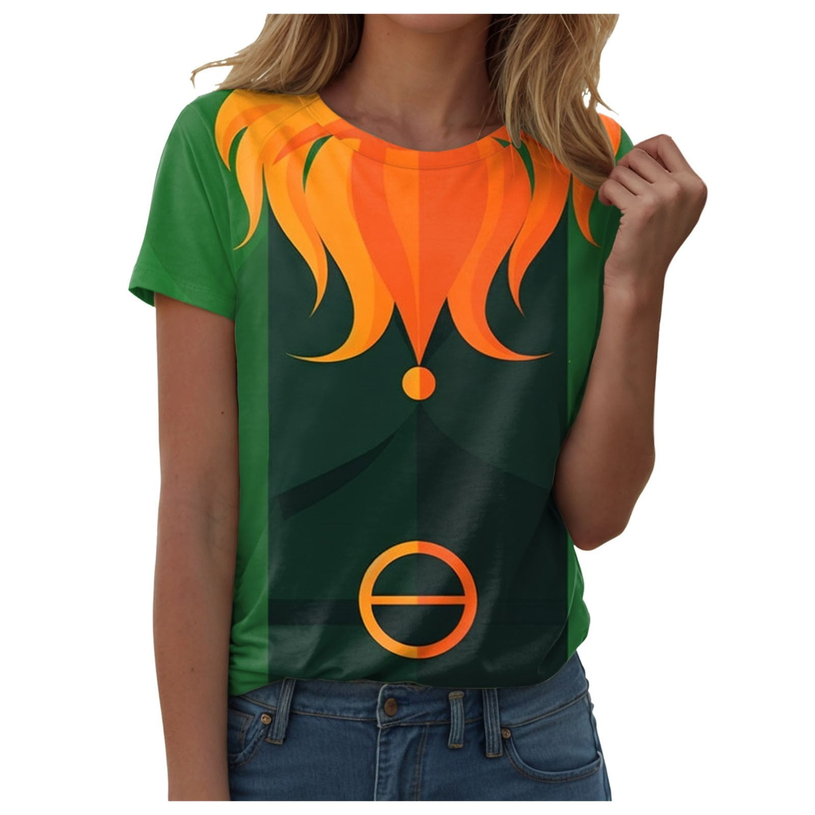 felwors St Patricks Day T Shirts for Women 2026 Lucky Irish Shamrock ...