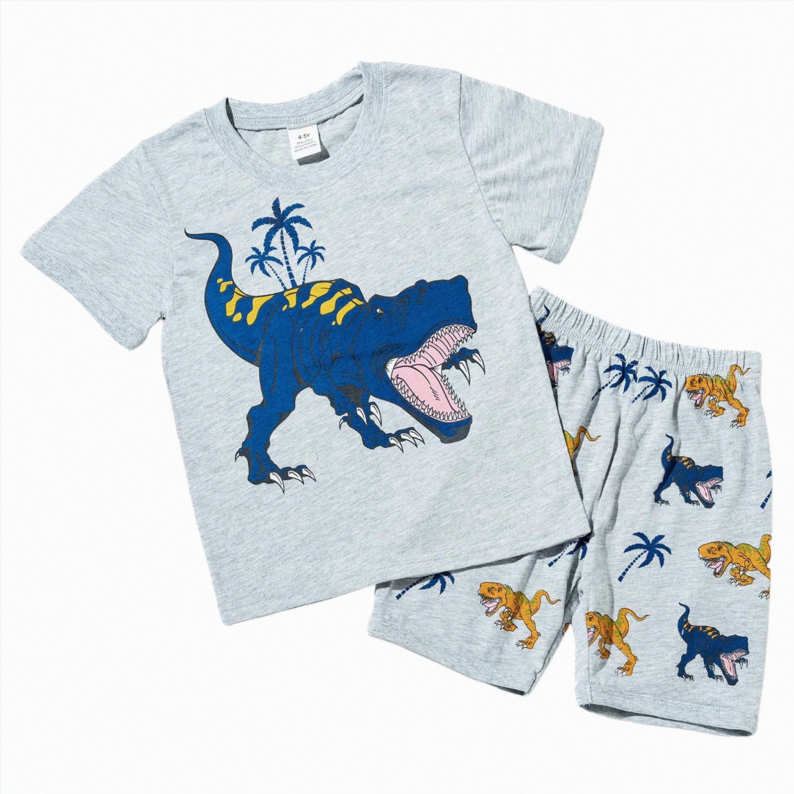 felwors Toddler Boys Clothes Kids Cotton Clothes Fun Cool Summer Short ...