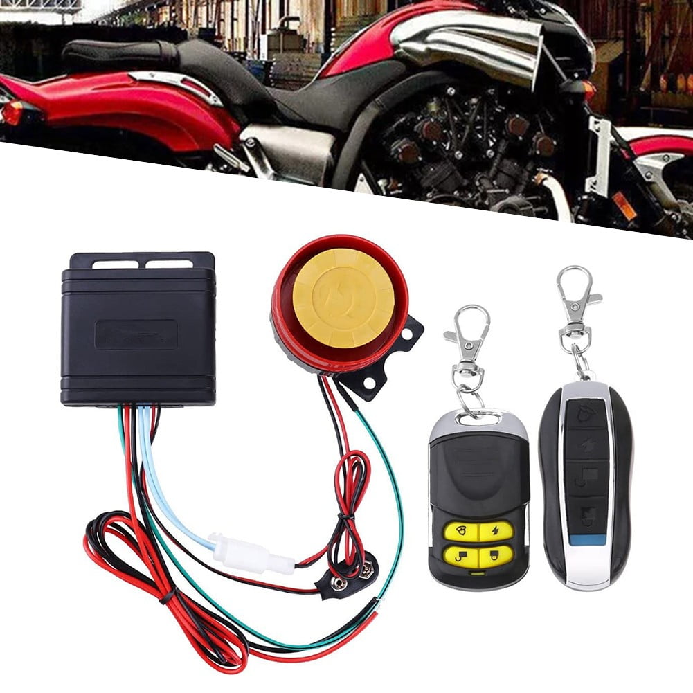 fengchenda 12V Alarm System Remote Control Engine Start For Motorcycles ...