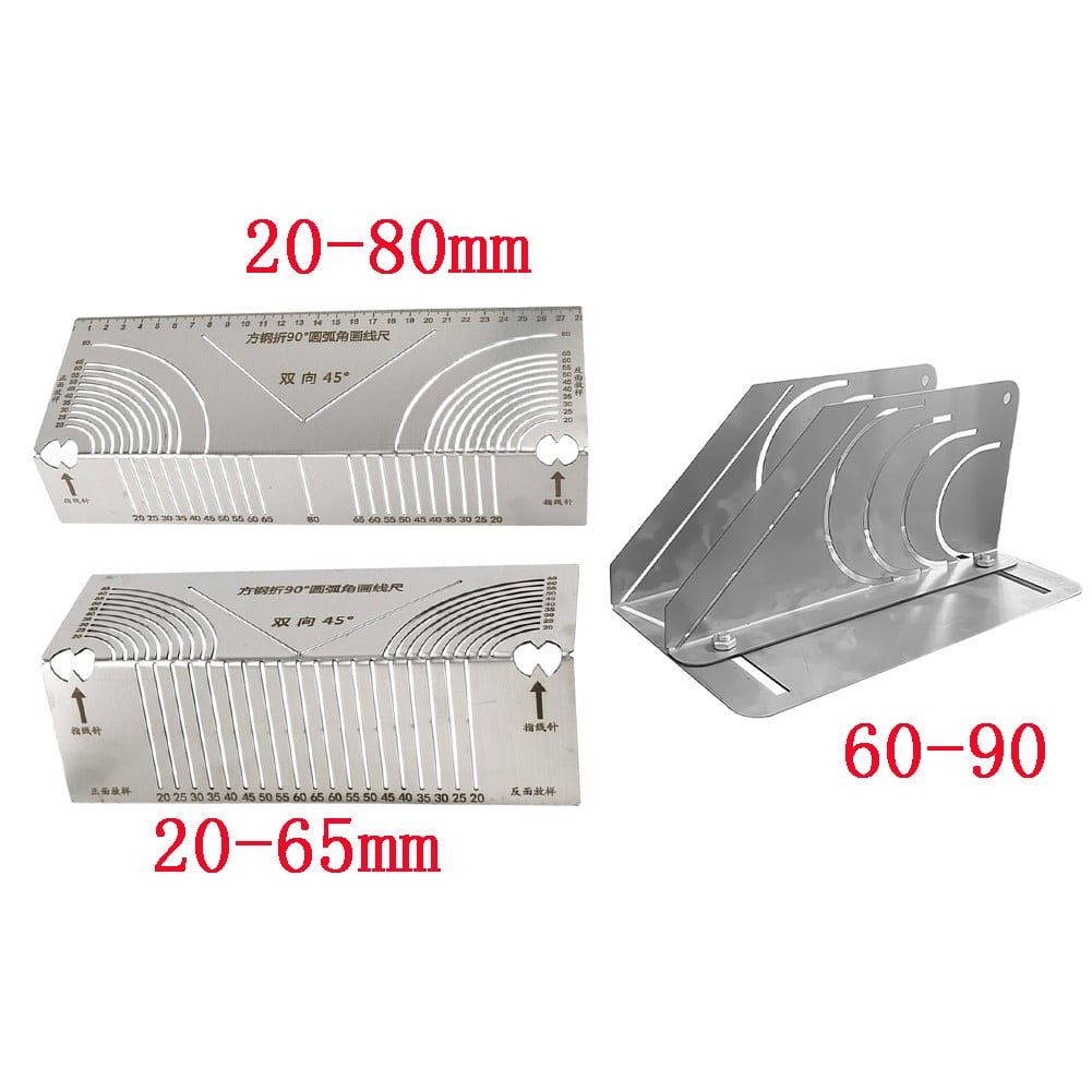 fengchenda 2/3Pcs Pipe Cutter Angle Arc Marking Tool 45° Rubber ...