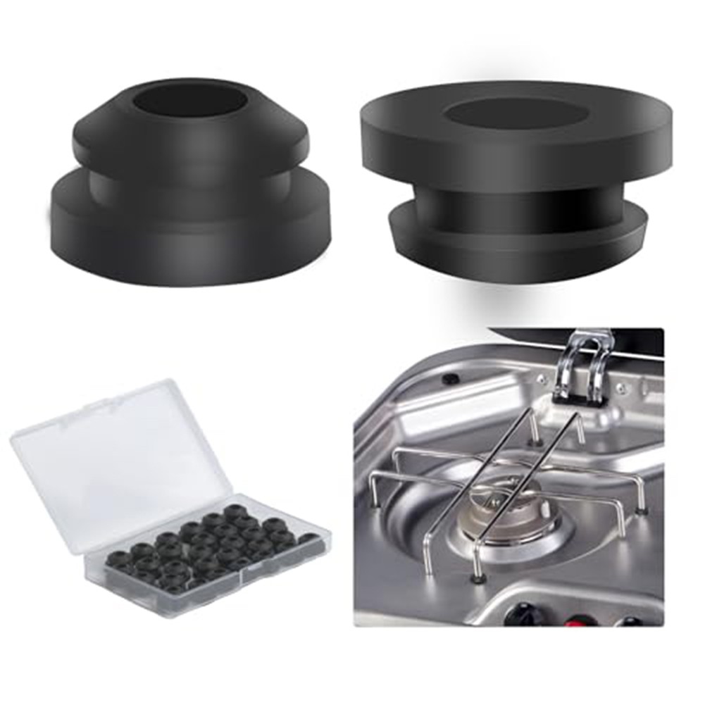 fengchenda 30 Pcs Rubber Grommet Guides, Motorhome Gas Stove Pot ...