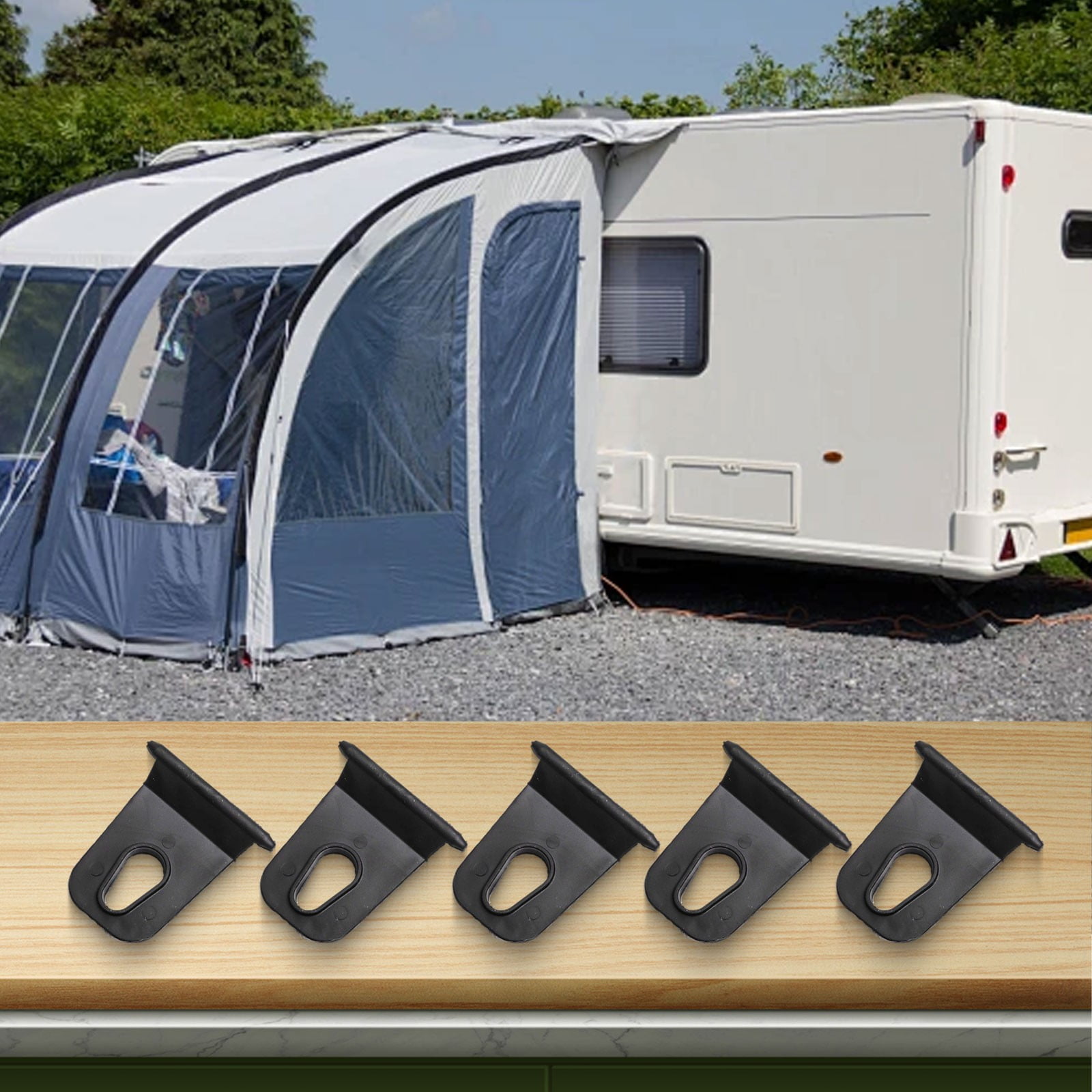 fengchenda 5X Awning-Hanger Hook-Racks Tool Clothes Hook For Rv Camper ...