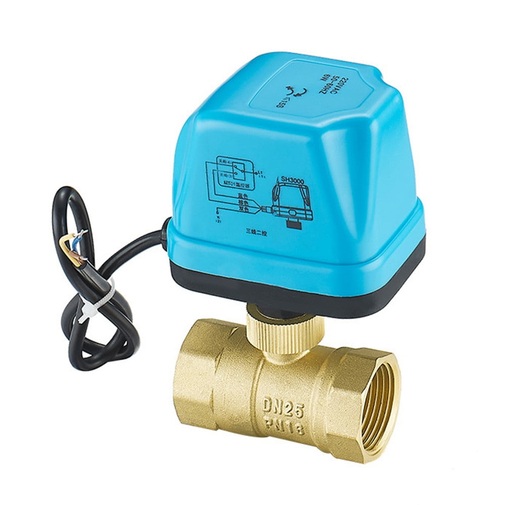 fengchenda Brass Electric Ball Valve 2-Wire -Control Bidirectional ...