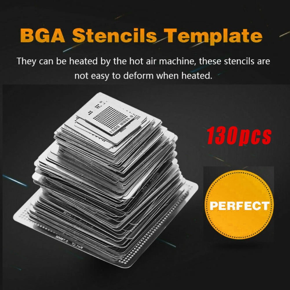 fengchenda Comprehensive Reballing Set With 130Pcs Rework Stencils For ...