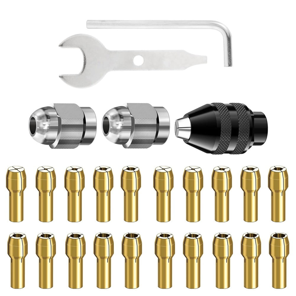 fengchenda Drill Chuck Collet Set 25Pcs With Quick Change Design For ...