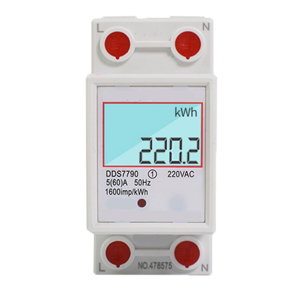 fengchenda Electric Meter Din Rail Single Phase Lcd Digital Power ...
