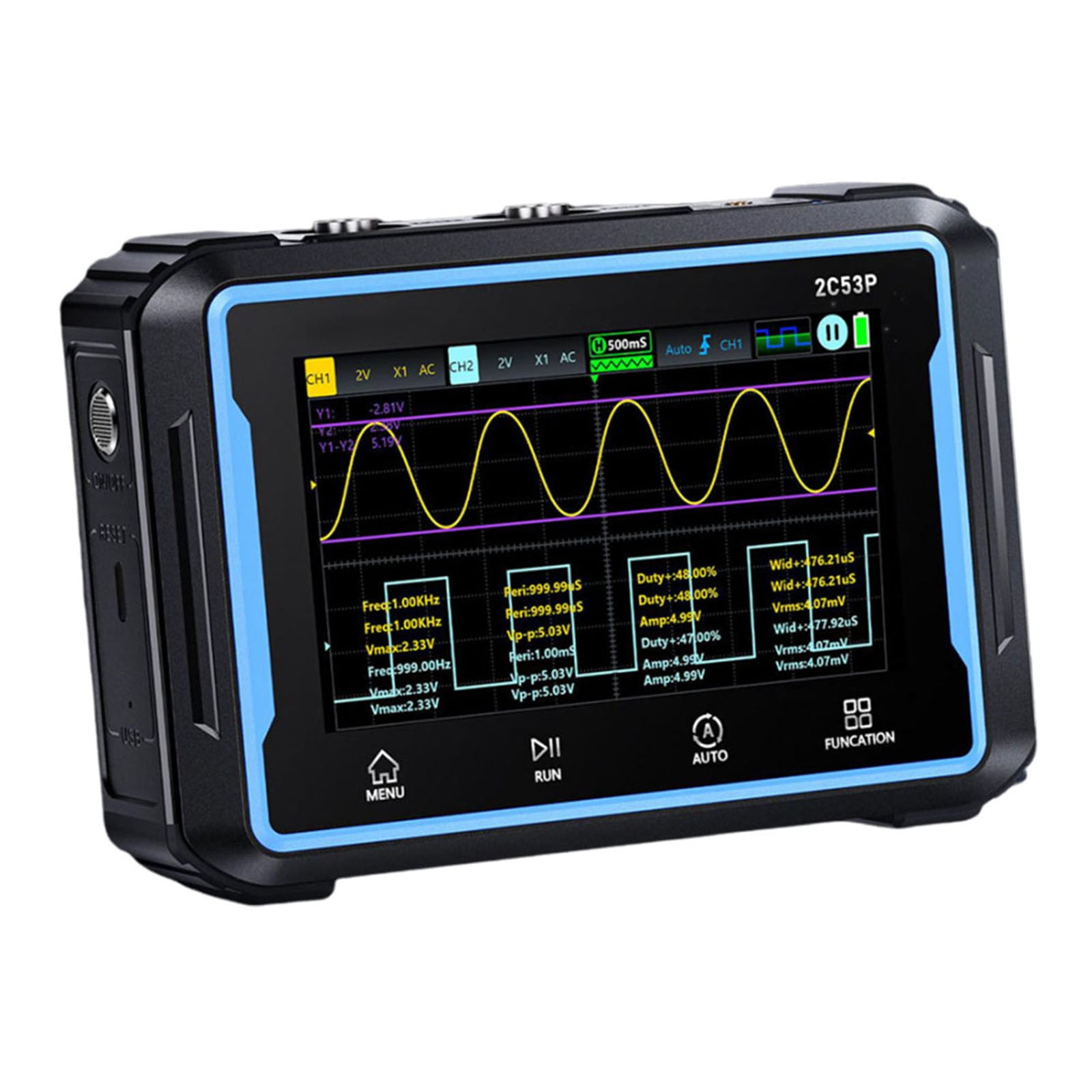 fengchenda Fnirsis 2C53P 4.3 Inch 3 In 1 2 Channel 50Mhz Touch Screen ...