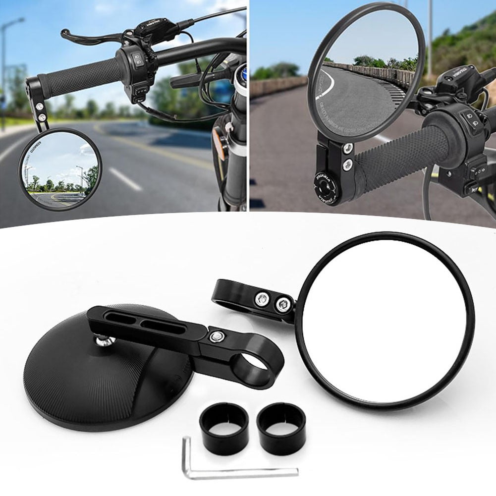 fengchenda Motorcycle Rear View Mirror Bar End Side Mirror For 22-25Mm ...