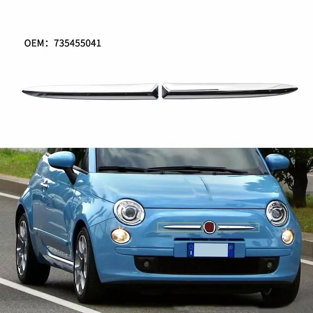 fengchenda Pair Of Chrome Front Bumper Upper Grill Moulding Trim For ...